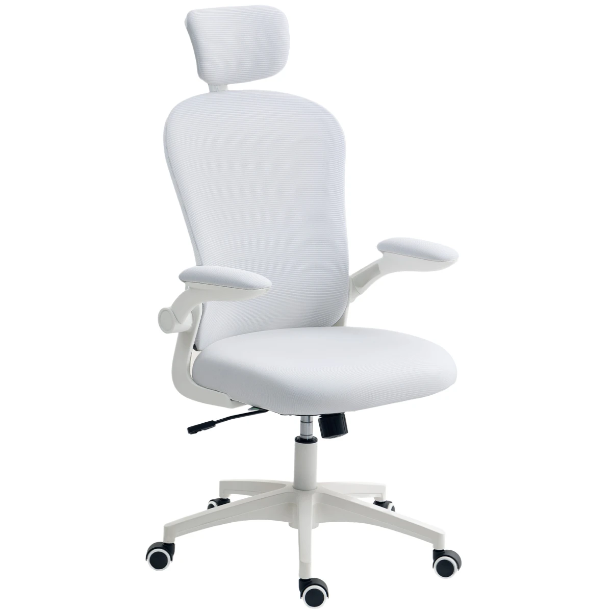 Vinsetto Pink Mesh Office Chair With 4D Lumbar Headrest